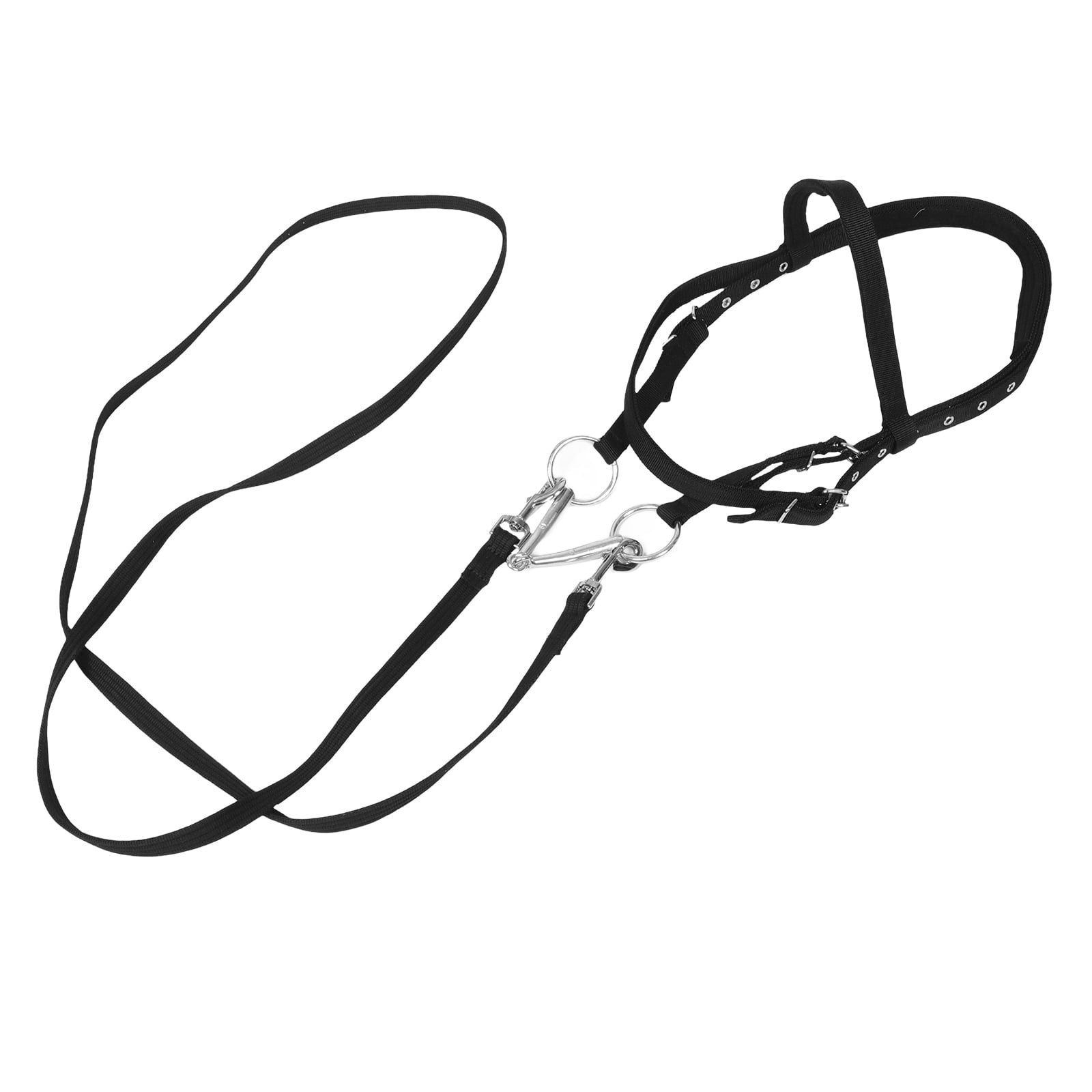 HORIALENCE 1Set Sleek Black Bridle Sets Featuring Bitless Control and ...