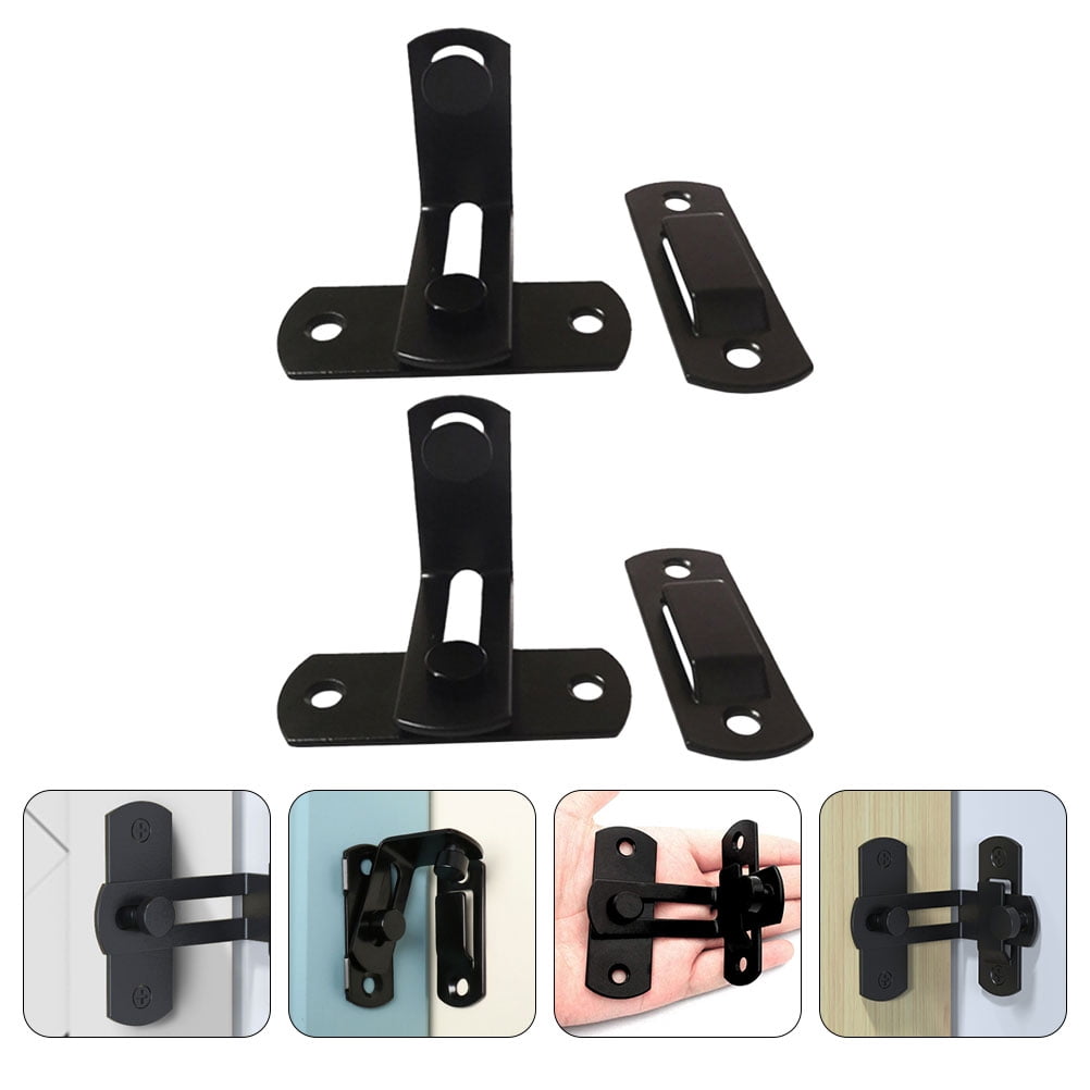HORIALENCE 2Pcs Carbon Steel Right Angle Latch Lock for Home .00X5.20X4 ...