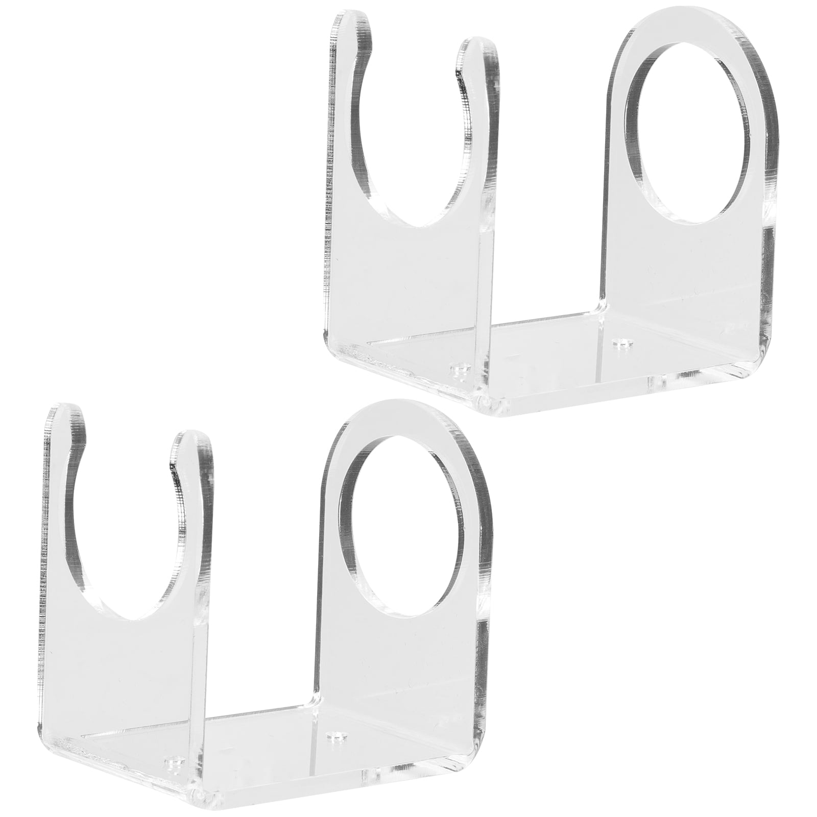 HORIALENCE 2Set Transparent Plastic Rectangular Baseball Bat Rack For ...