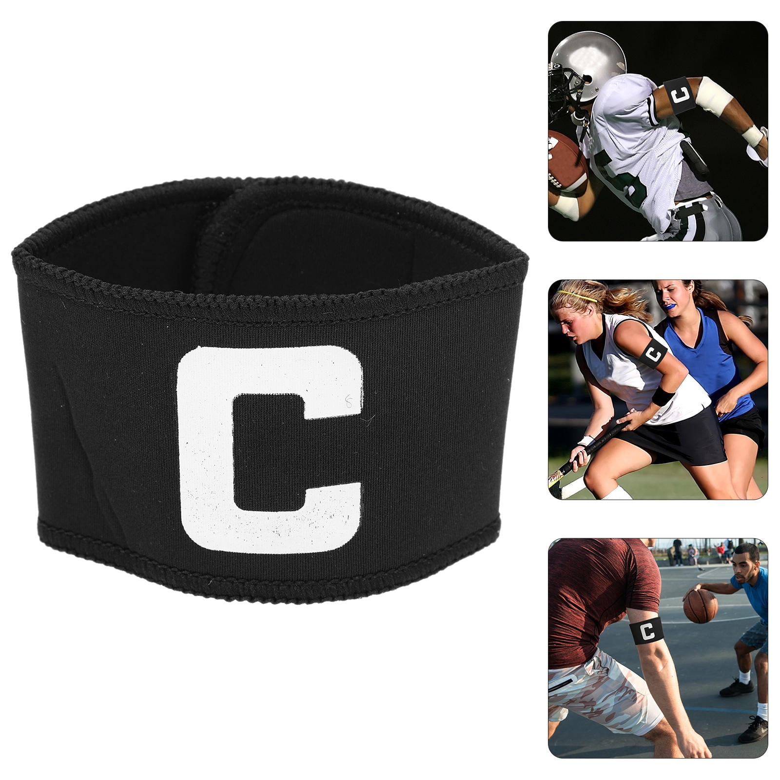 HORIALENCE 3Pack Football Team Leader Band Rubber Band for Sports ...
