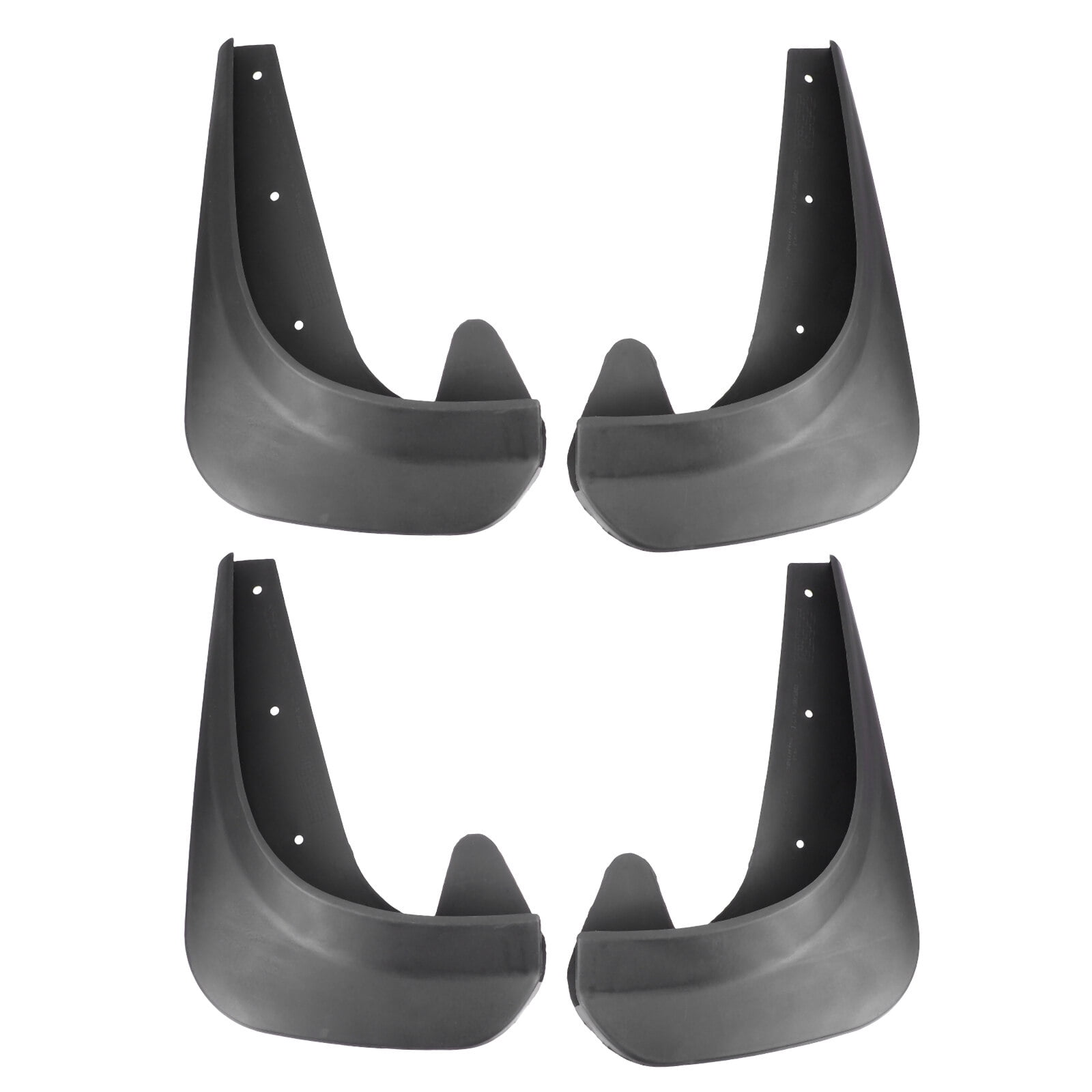 HORIALENCE 4Pcs Mudguards for Automobiles Black Plastic to Protect Car ...