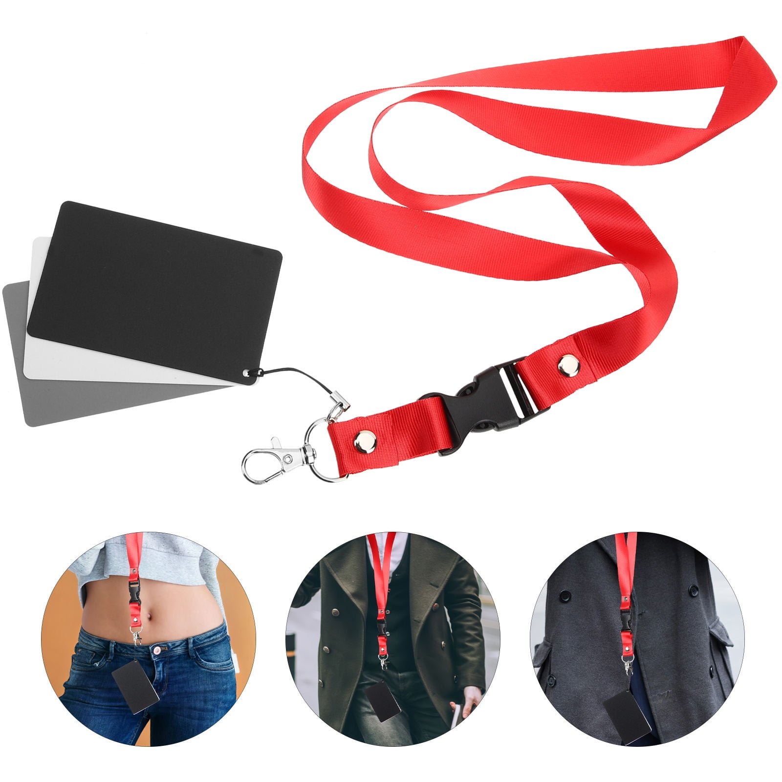 HORIALENCE 4Pcs Rectangle Color Correction Cards for Photographers ...