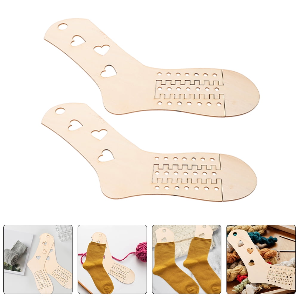 HORIALENCE 4Pcs Sock Blockers for Knitting Projects Adjustable Sizing ...