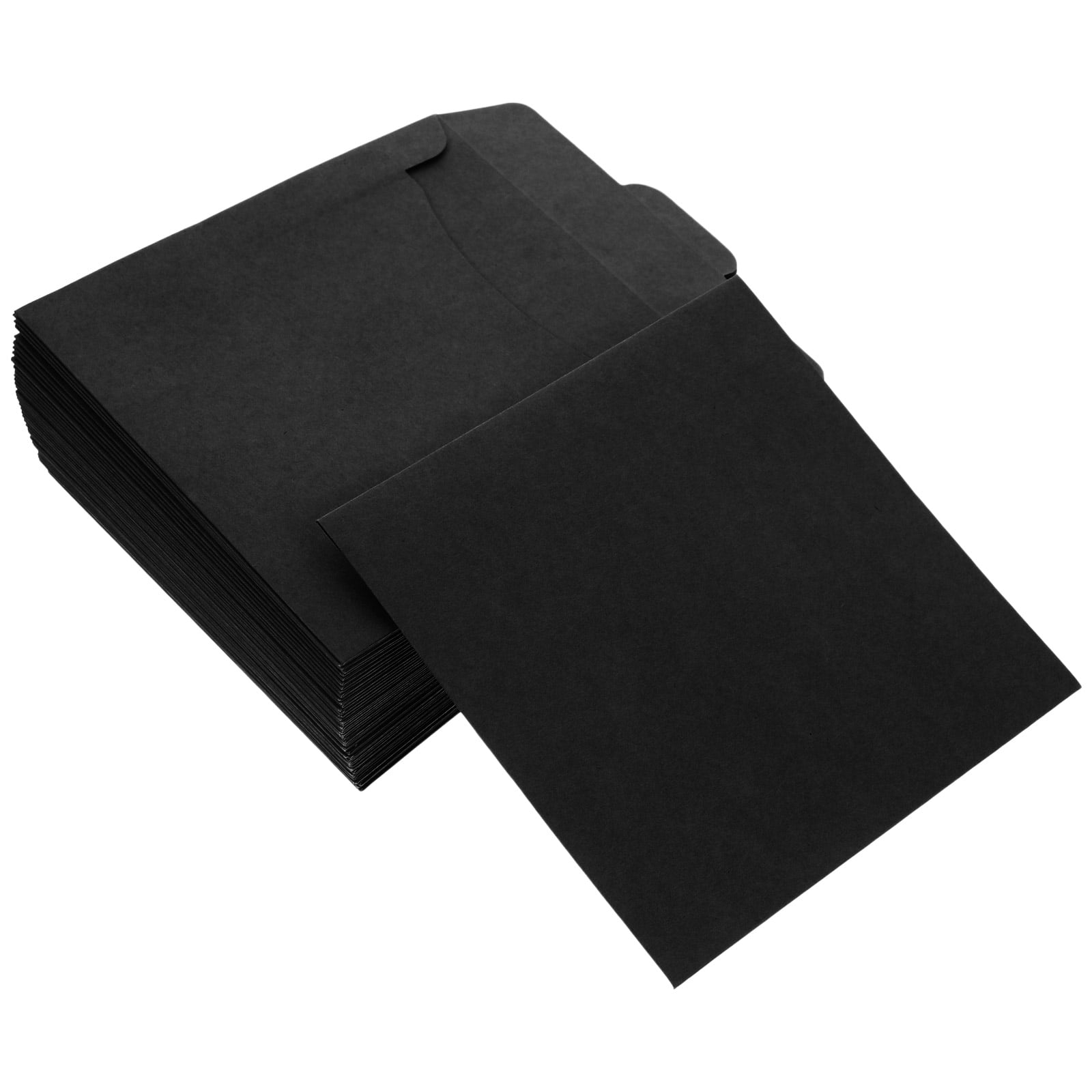 HORIALENCE 50Pcs Square Kraft Paper Envelopes for CD/DVD Packaging Case ...