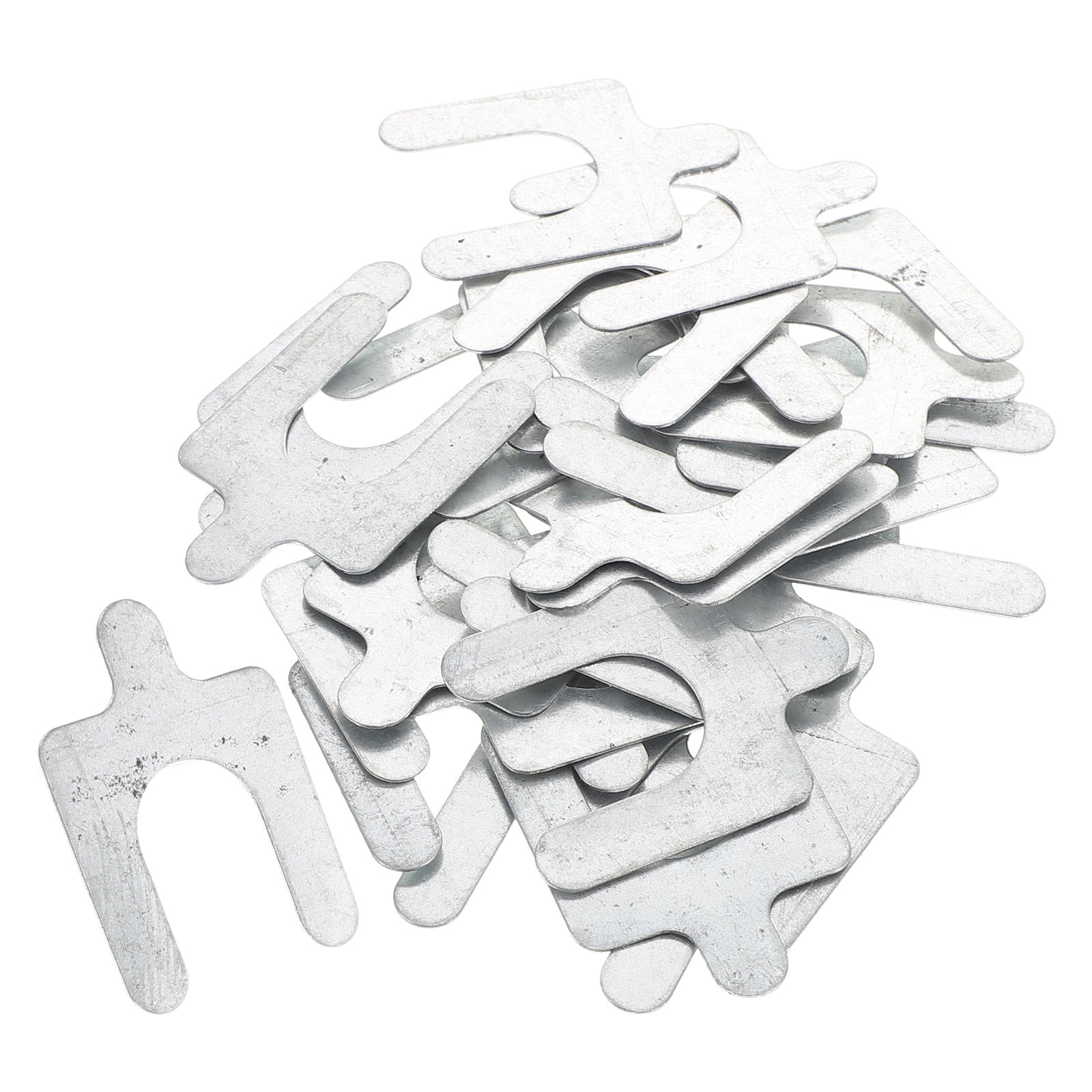 HORIALENCE 50Pcs U Shaped Shims Silver Metal Shims For Professional ...