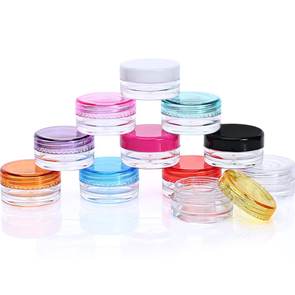 HORIALENCE 56Set Tiny Plastic Containers Assorted Color 1.18x1.18x0.62 ...