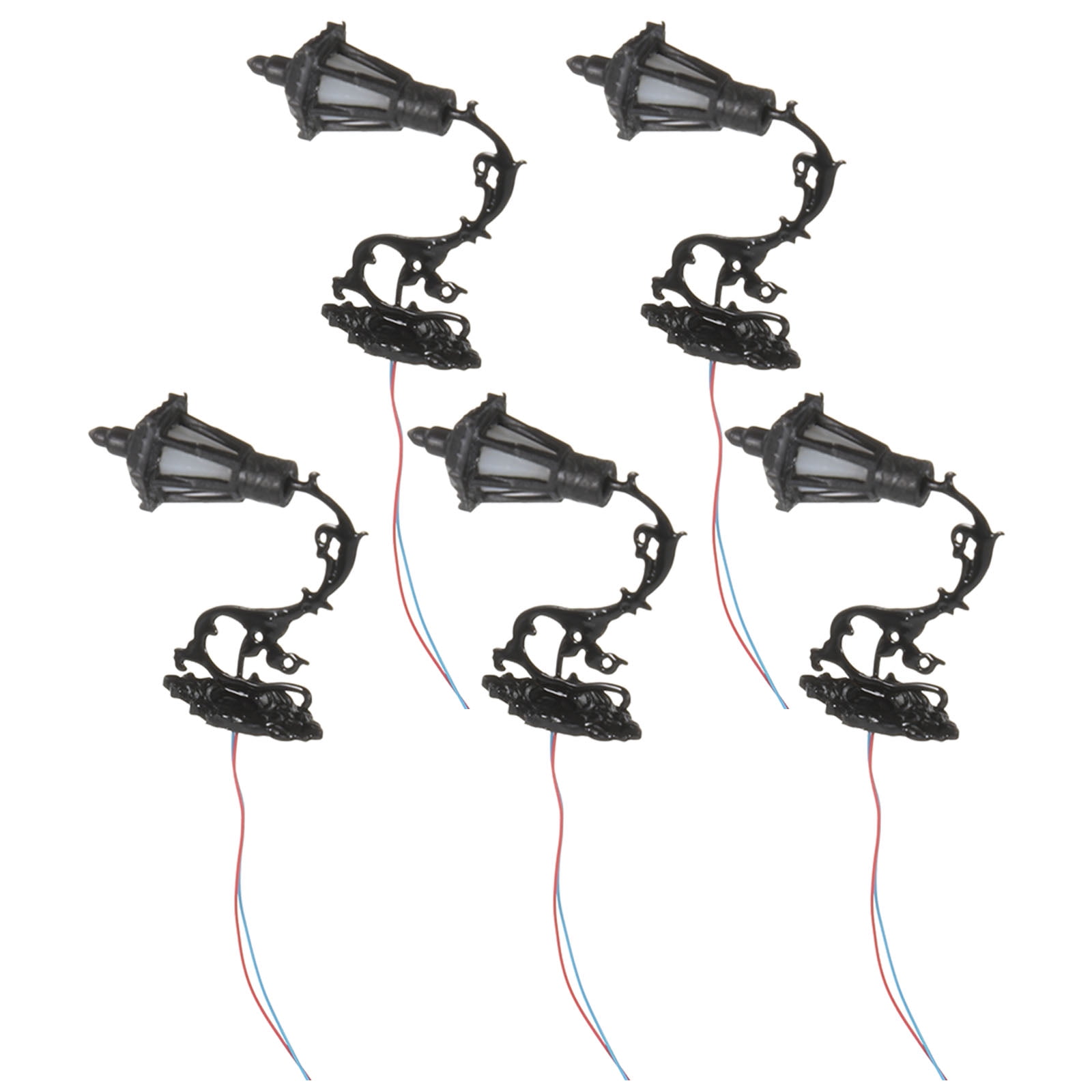 HORIALENCE 5Pcs Tiny Wall Lamp Model Stainless Steel Abs for Diy ...
