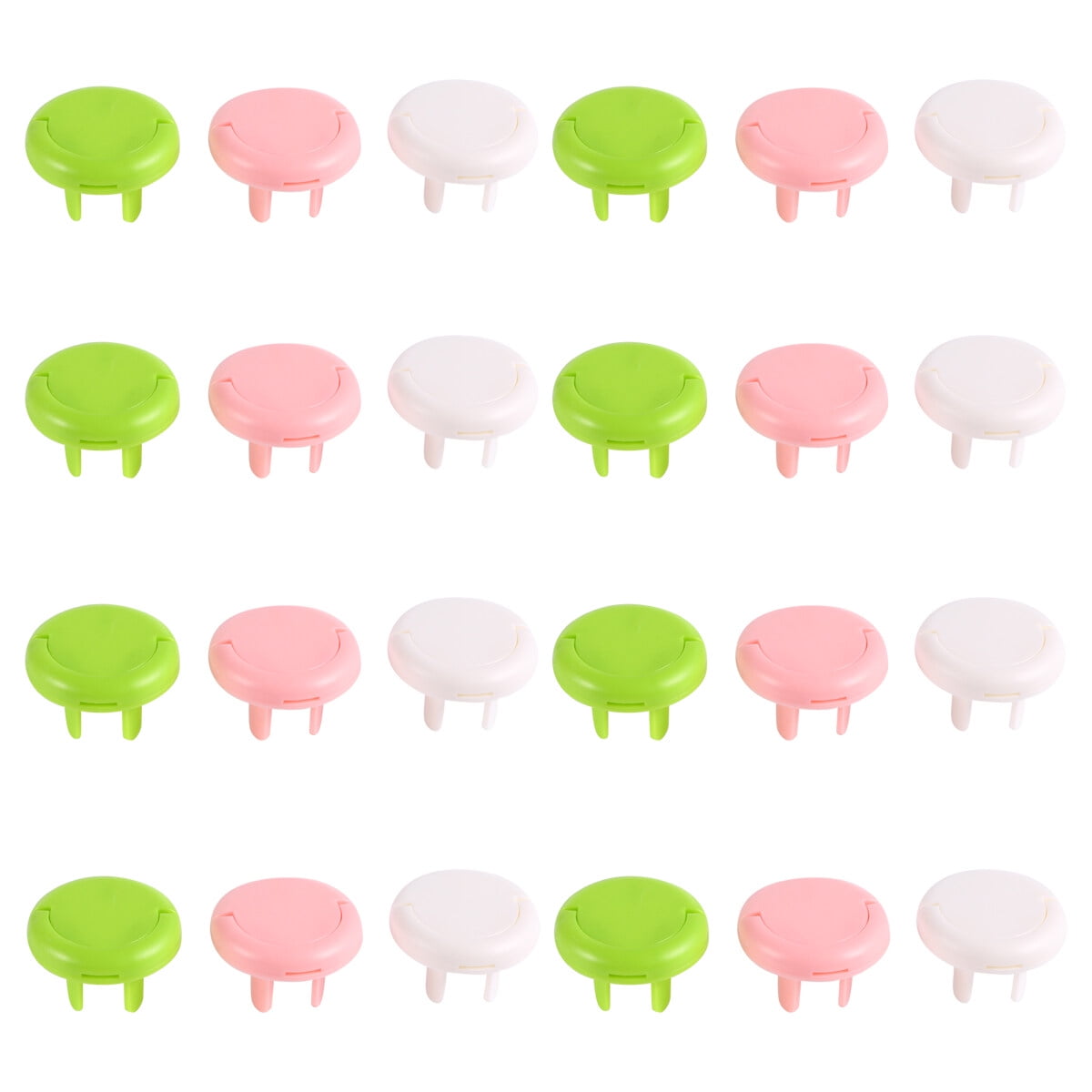 HORIALENCE 60Pcs Socket Protectors Assorted Color Plastic Protective ...