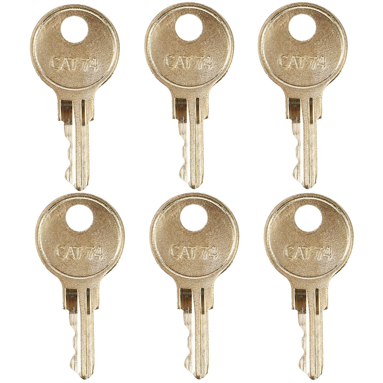 HORIALENCE 6Pcs Iron Paper Towel Dispenser Keys Golden for Toilet ...