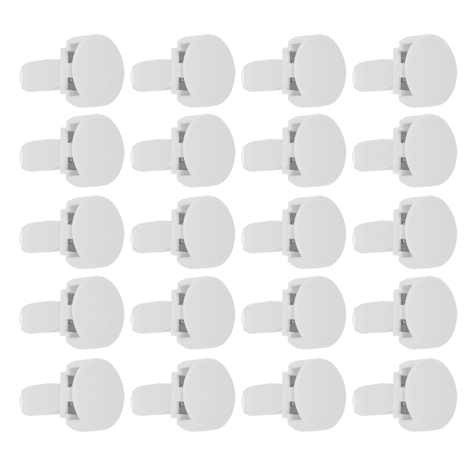 HORIALENCE Air Conditioning Vent Clips 30 Pcs Simple White Metal ...