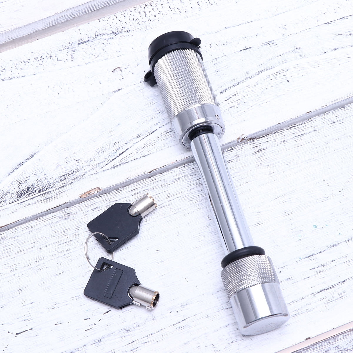 HORIALENCE Anti-Theft Trailer Hitch Lock Straight Design Rubber Coated ...