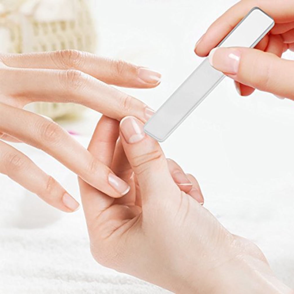 HORIALENCE Essential Nail Care Kit Glass Fingernail Files Nano Buffer ...
