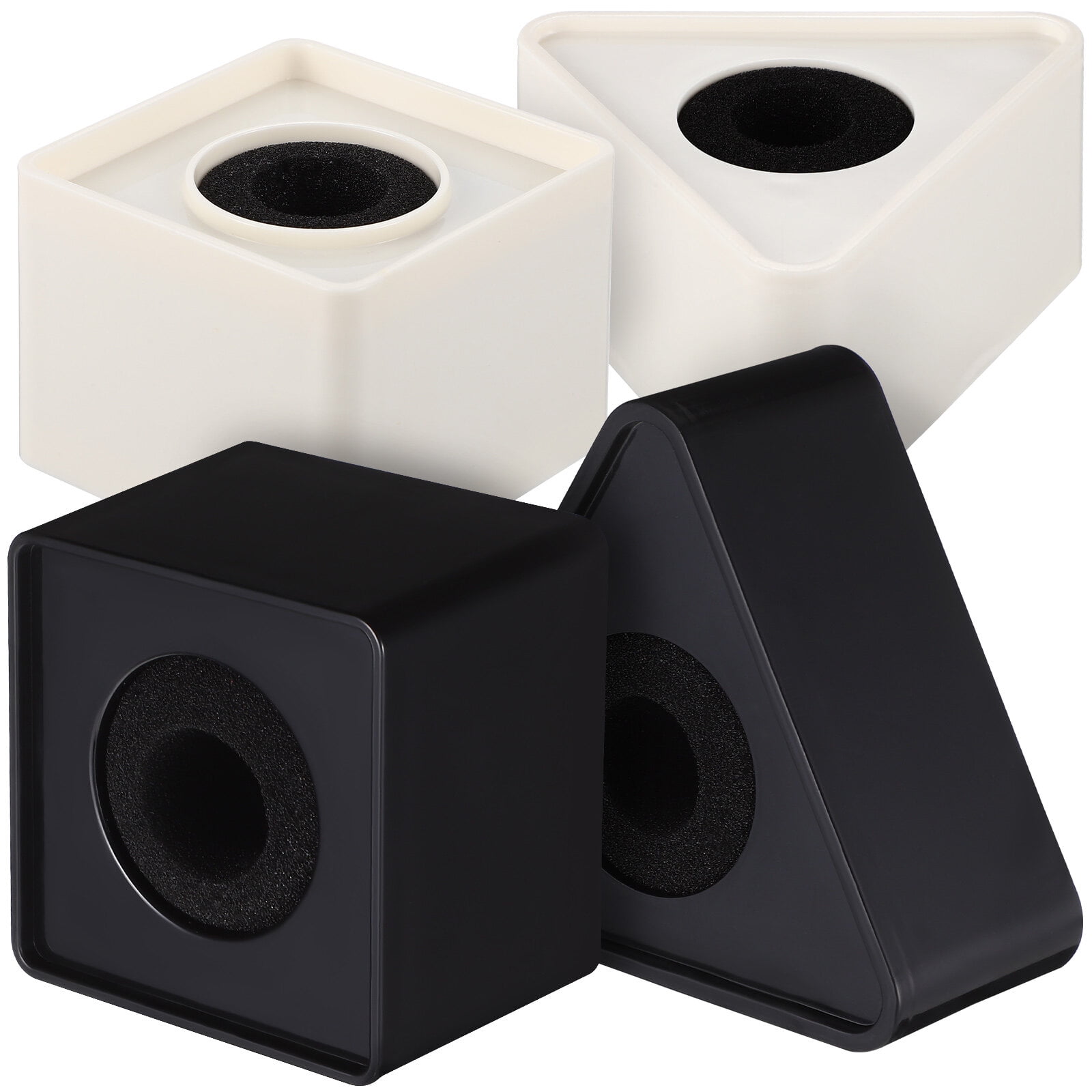 HORIALENCE Microphone Triangle Mic Logo Flag Station Assorted Color 1 ...