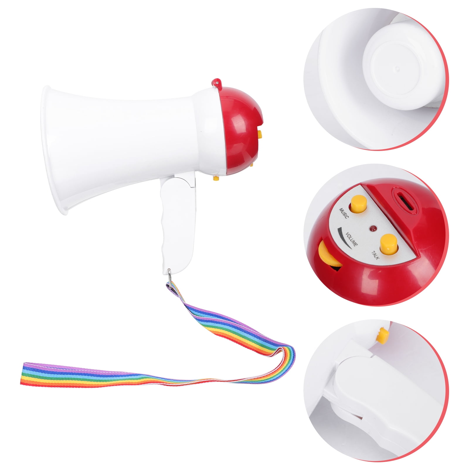 HORIALENCE Plastic Megaphone for Children and Teachers 1Pcs Portable ...