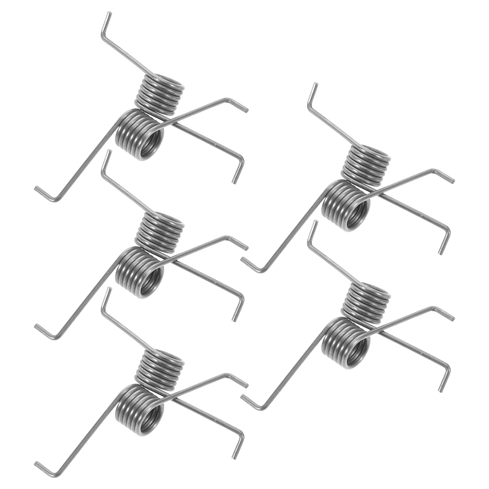 HORIALENCE Trash Can Lid Mechanism Torsional Spring 10Pcs Silver 3.50X1 ...