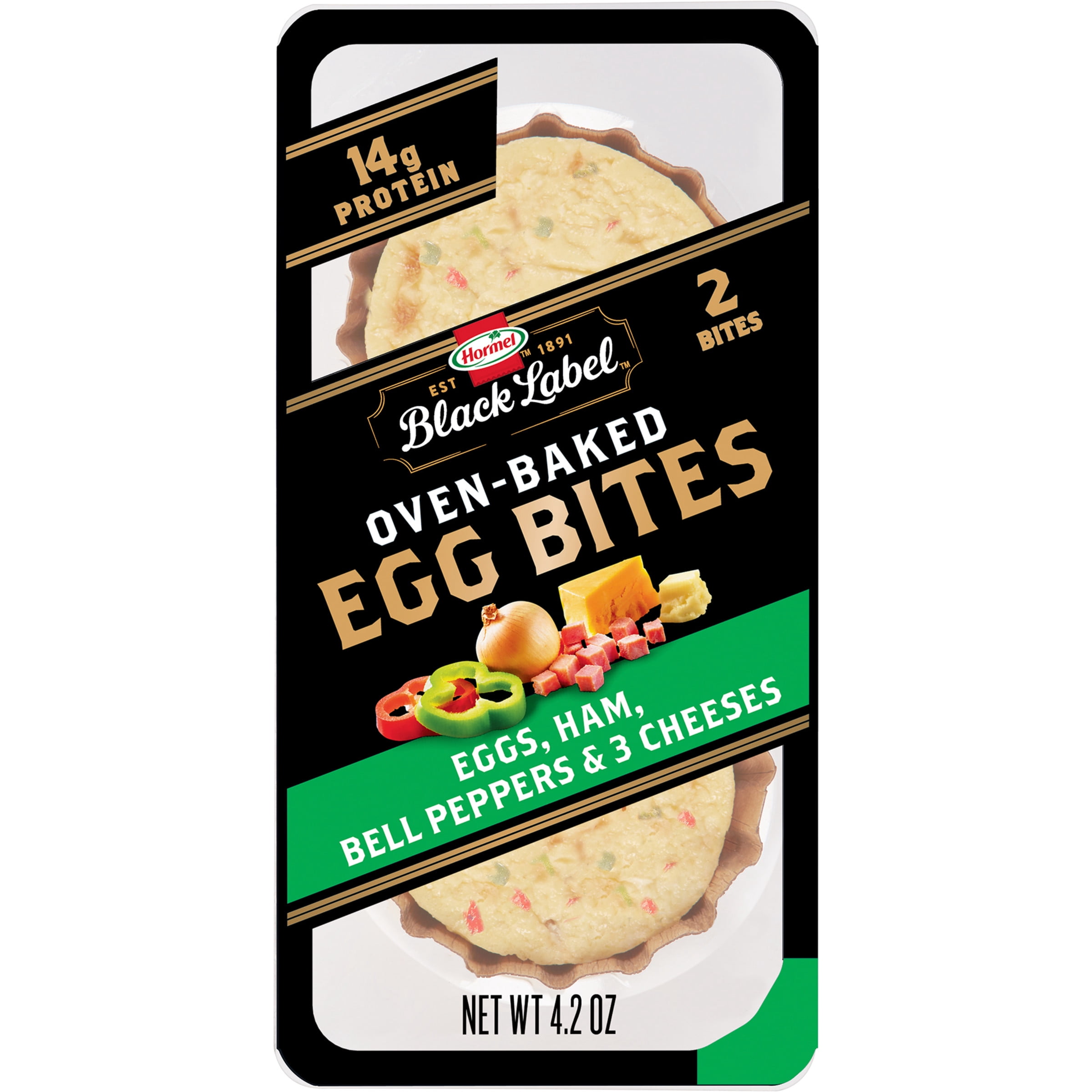 Hormel Black Label Egg Bites With Pork Ham, , Bell Peppers, And 3 ...