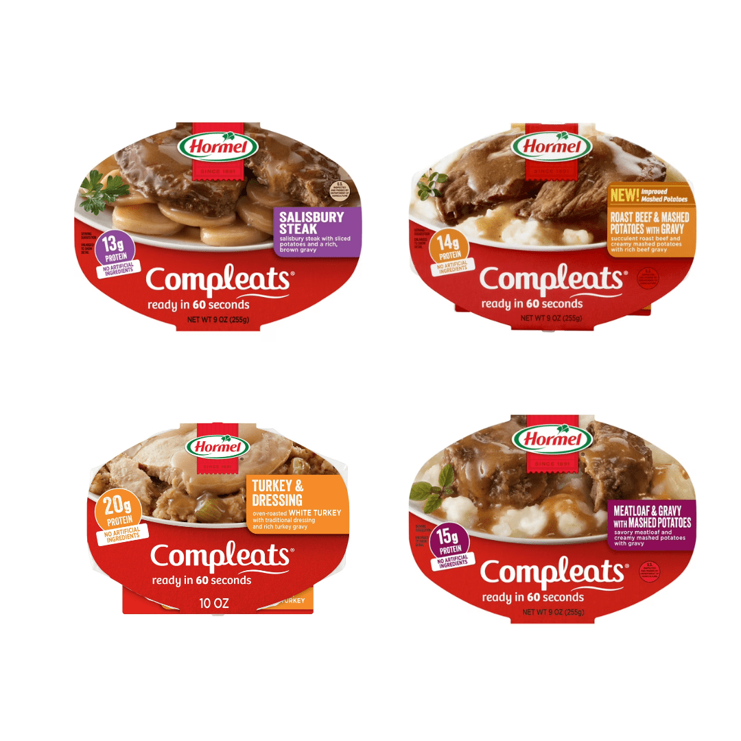 HORMEL COMPLEATS 8-Meal Variety Pack – Quick & Satisfying, Ready in 60 ...