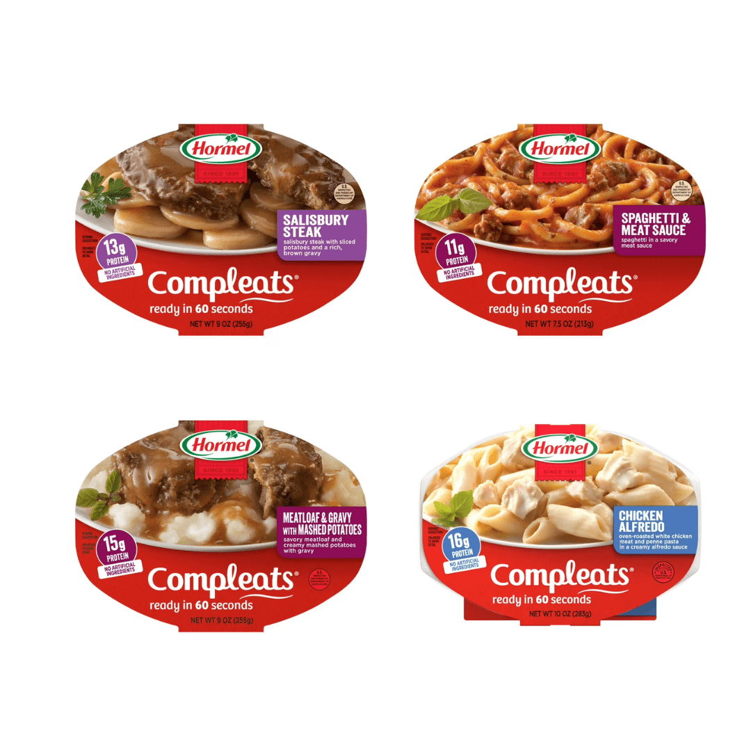 HORMEL COMPLEATS 8-Pack Variety – Heat & Eat Meals for Anytime Hunger ...