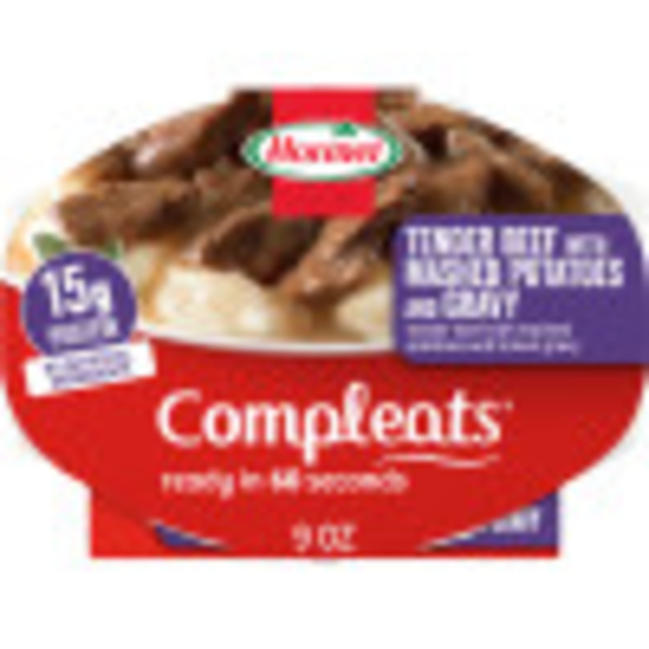 HORMEL COMPLEATS Ready Meal: Tender Beef Tips with Mashed Potatoes ...