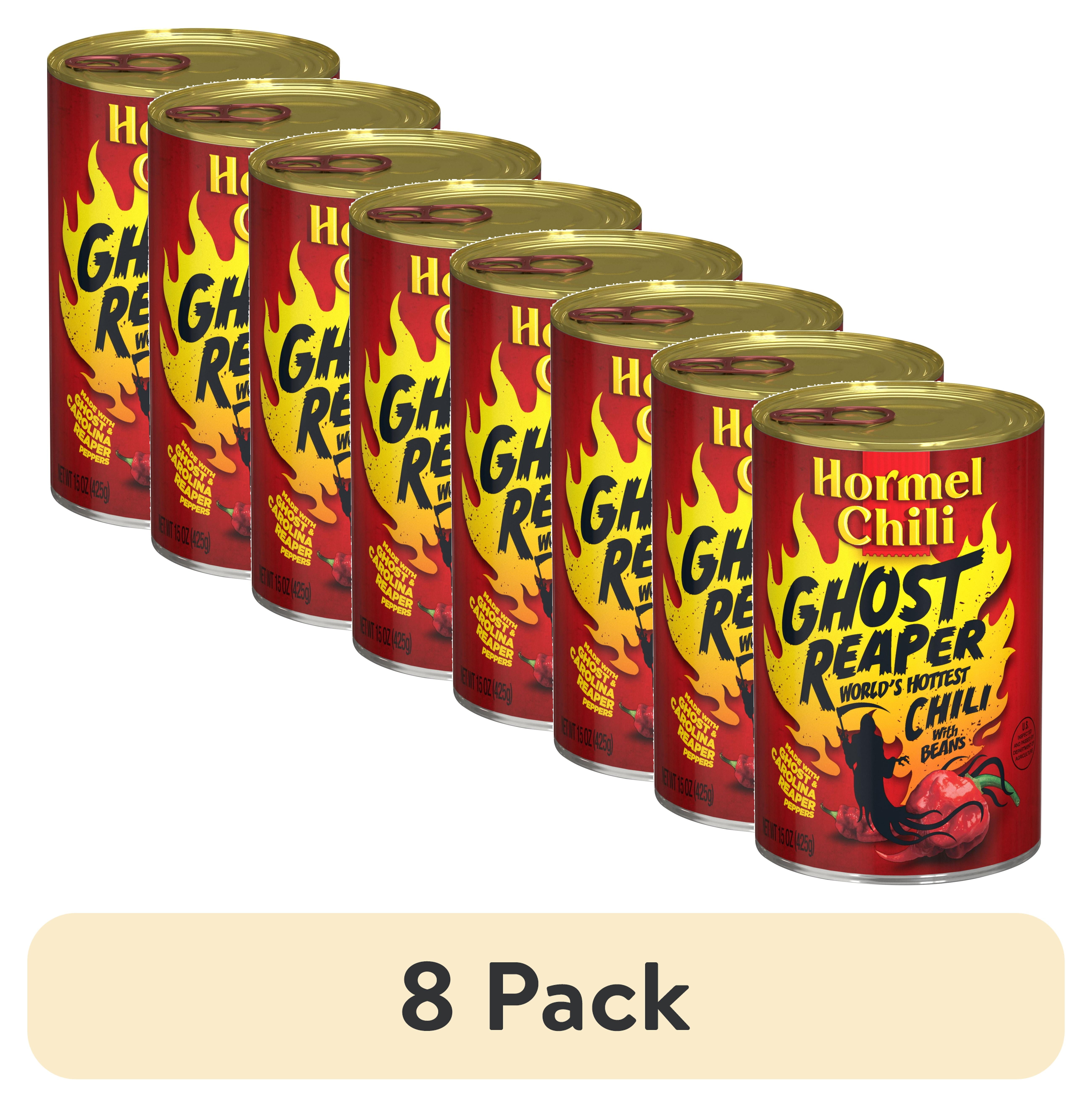 (8 pack) HORMEL Ghost Reaper Chili w/ Bean 12/15 OZ - Walmart.com