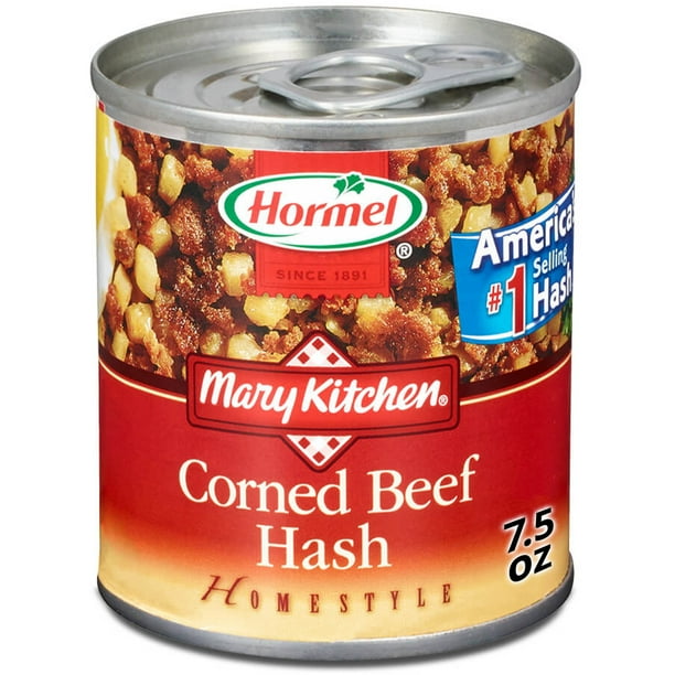 HORMEL MARY KITCHEN Corned Beef Hash, Shelf Stable, 7.5 oz Steel Can ...