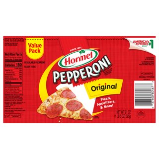 HORMEL, Pepperoni Minis, Pizza Topping, Gluten Free, Protein Snacks ...