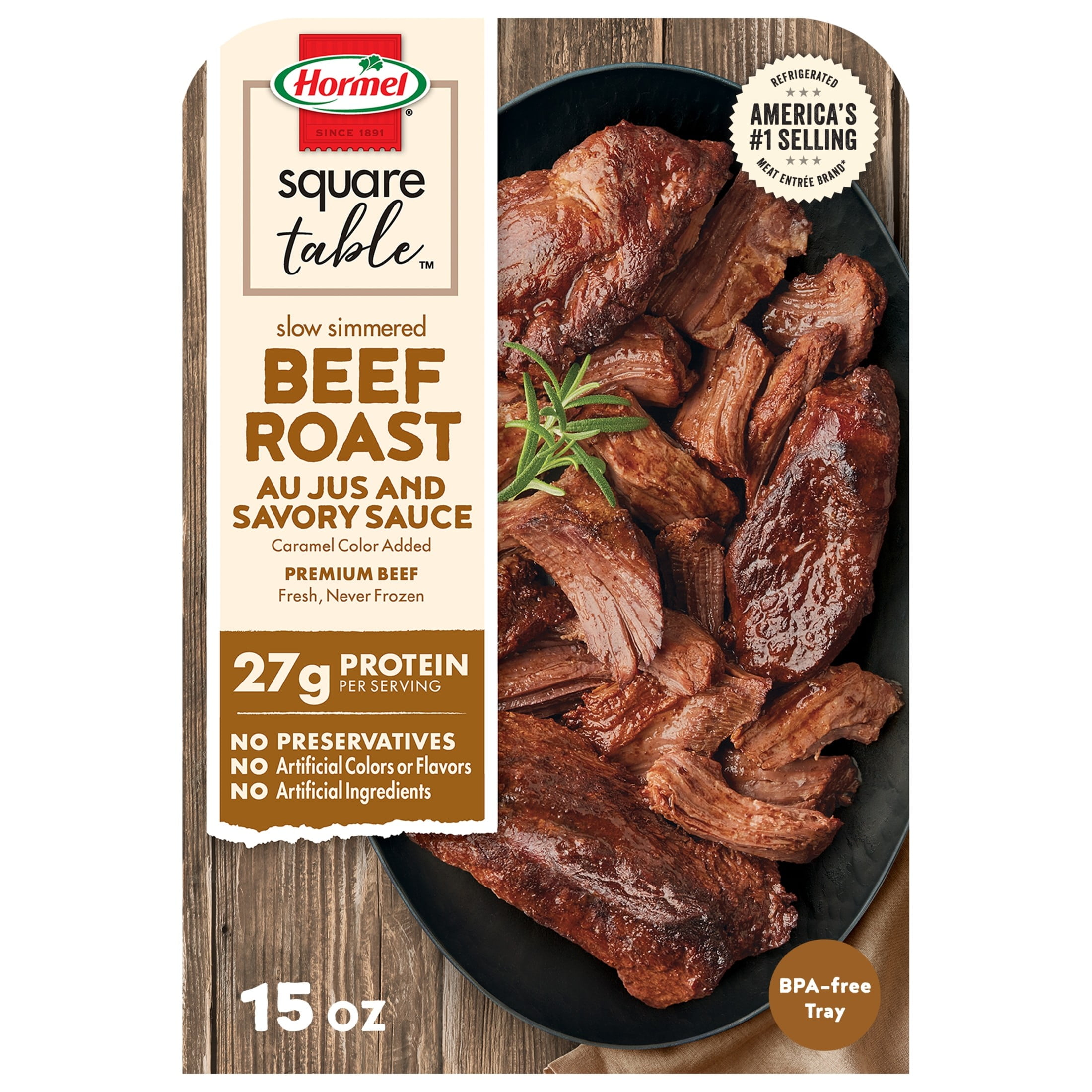 Hormel Slow Simmered Beef Roast Au Jus 15 oz Microwaveable Tray with ...