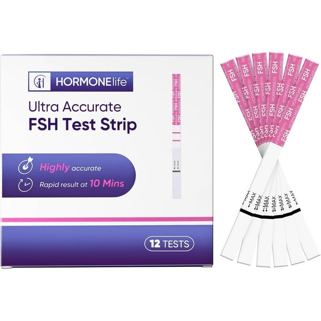 HORMONElife Semi-Quantitative FSH Test Strips, At-Home Menopause and ...