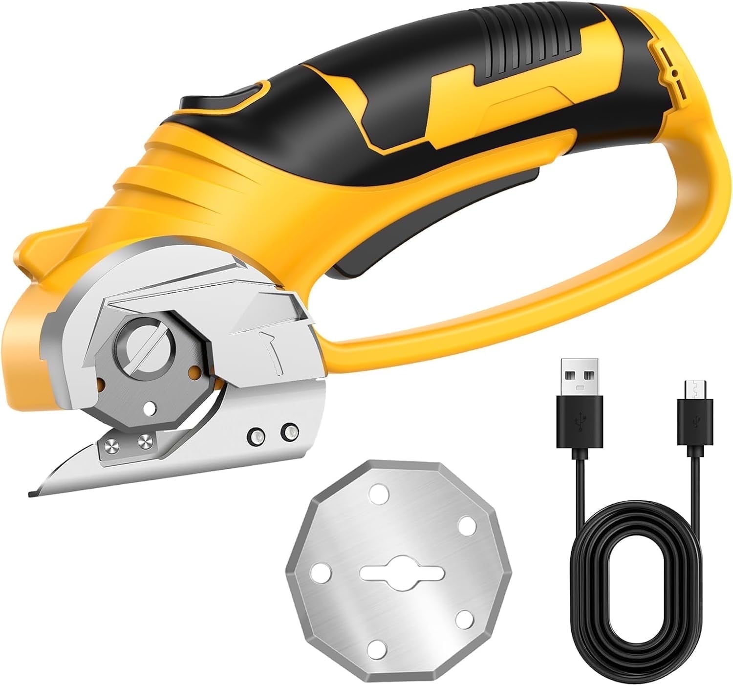 HORMY Cordless Electric Scissors, Cardboard Box Cutter Heavy Duty, 3.6V ...