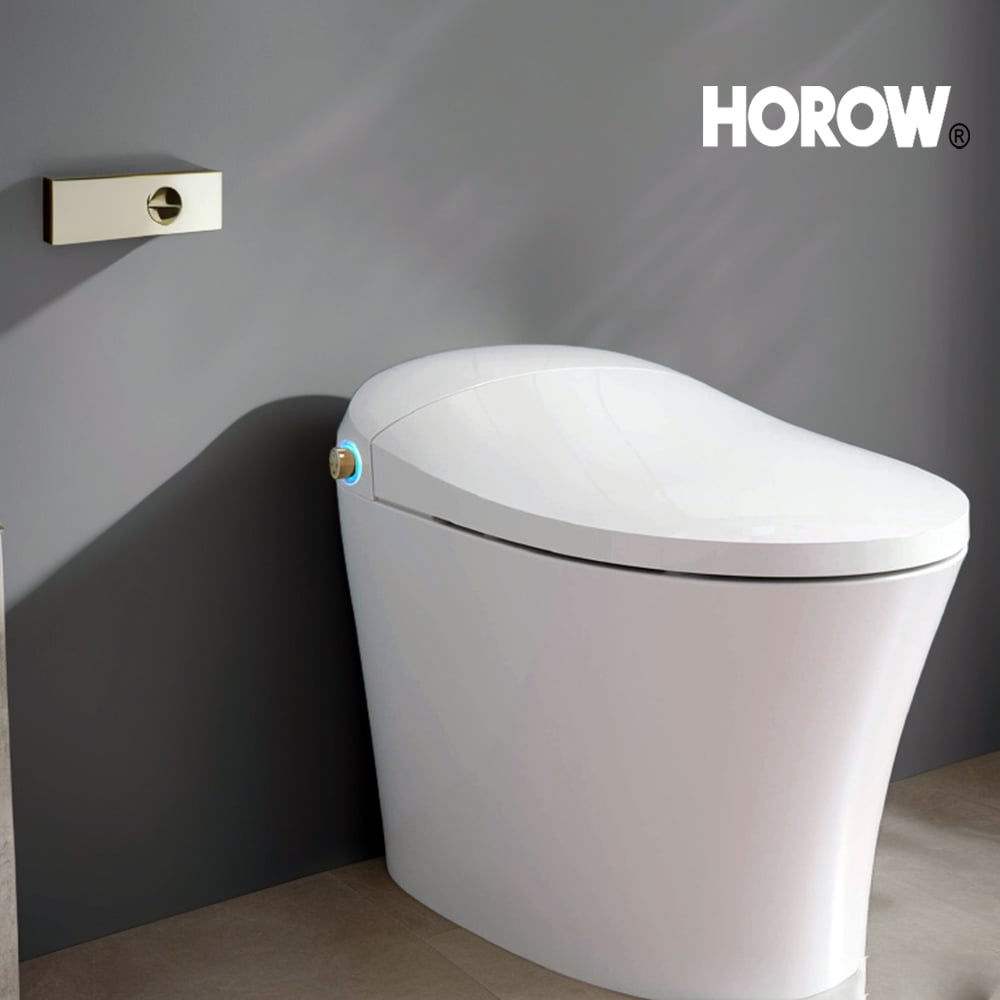 HOROW Smart Bidet Toilet, Auto Flush, Heated Seat, Warm Water, Dryer ...