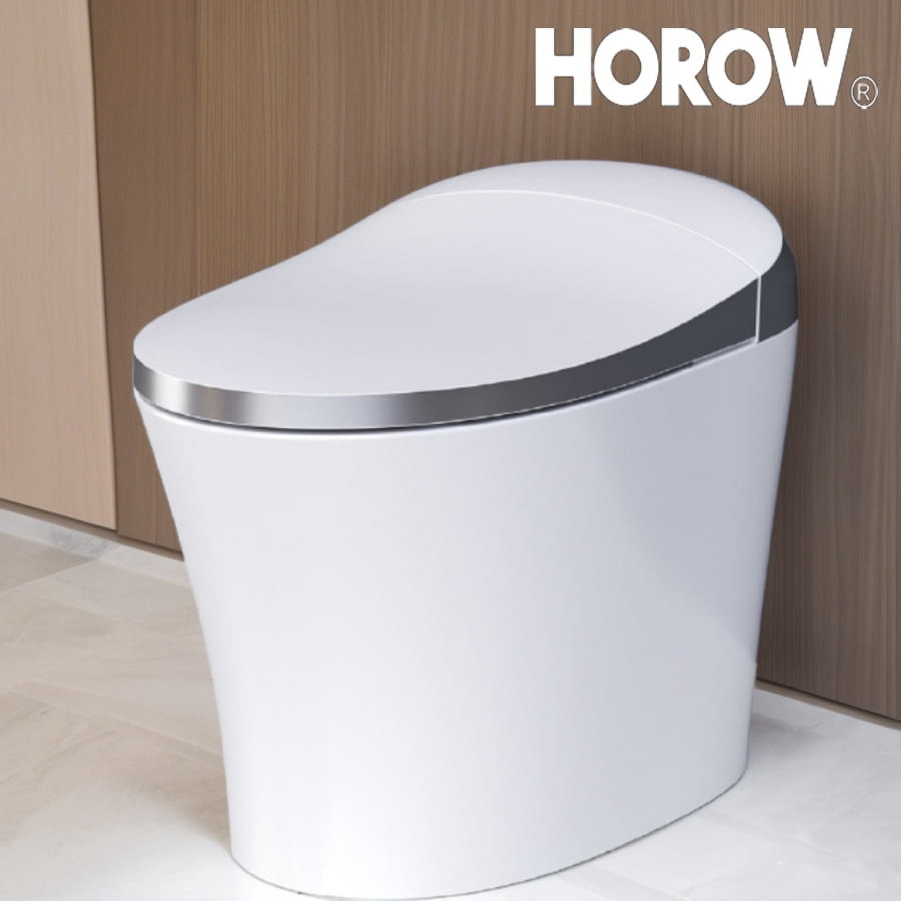 HOROW Smart Toilet, Heated Bidet with Dryer & Warm Water, Heated Seat ...