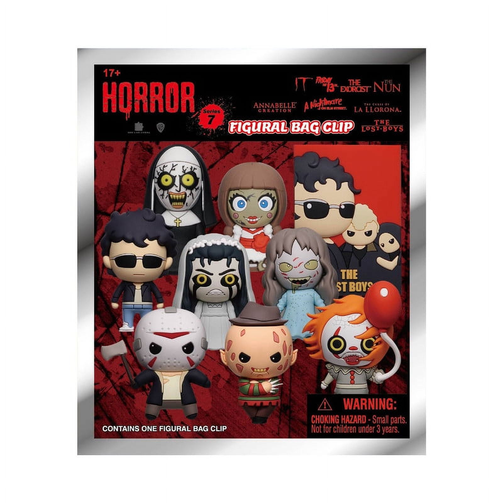 HORROR Series 7 Figural Bag Clip Novelty and Gag Toys, 16 Count ...