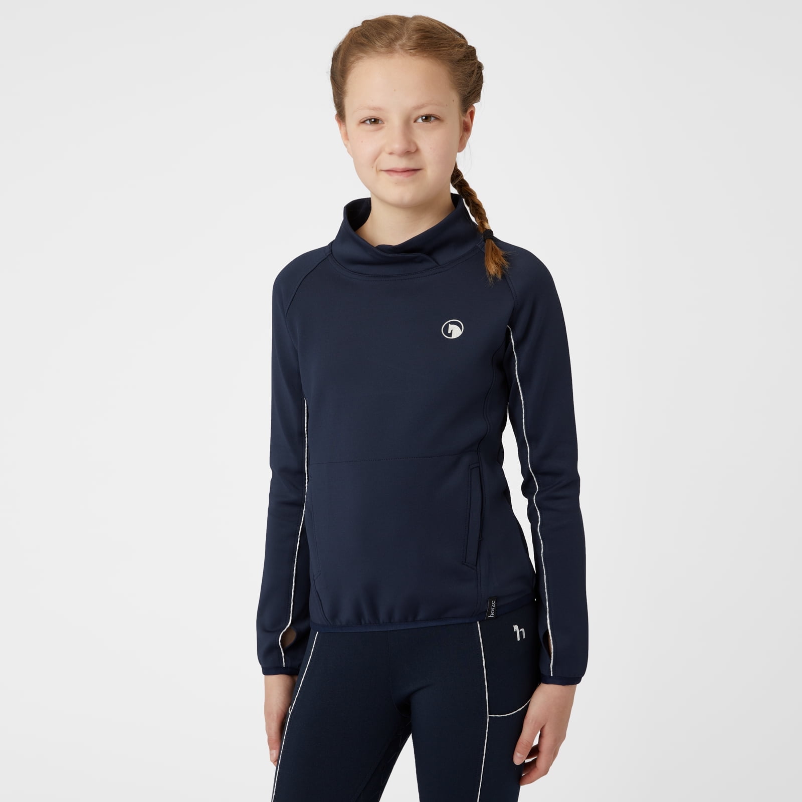 HORZE Ella Kids Functional Equestrian Riding Sweatshirt - Walmart.com