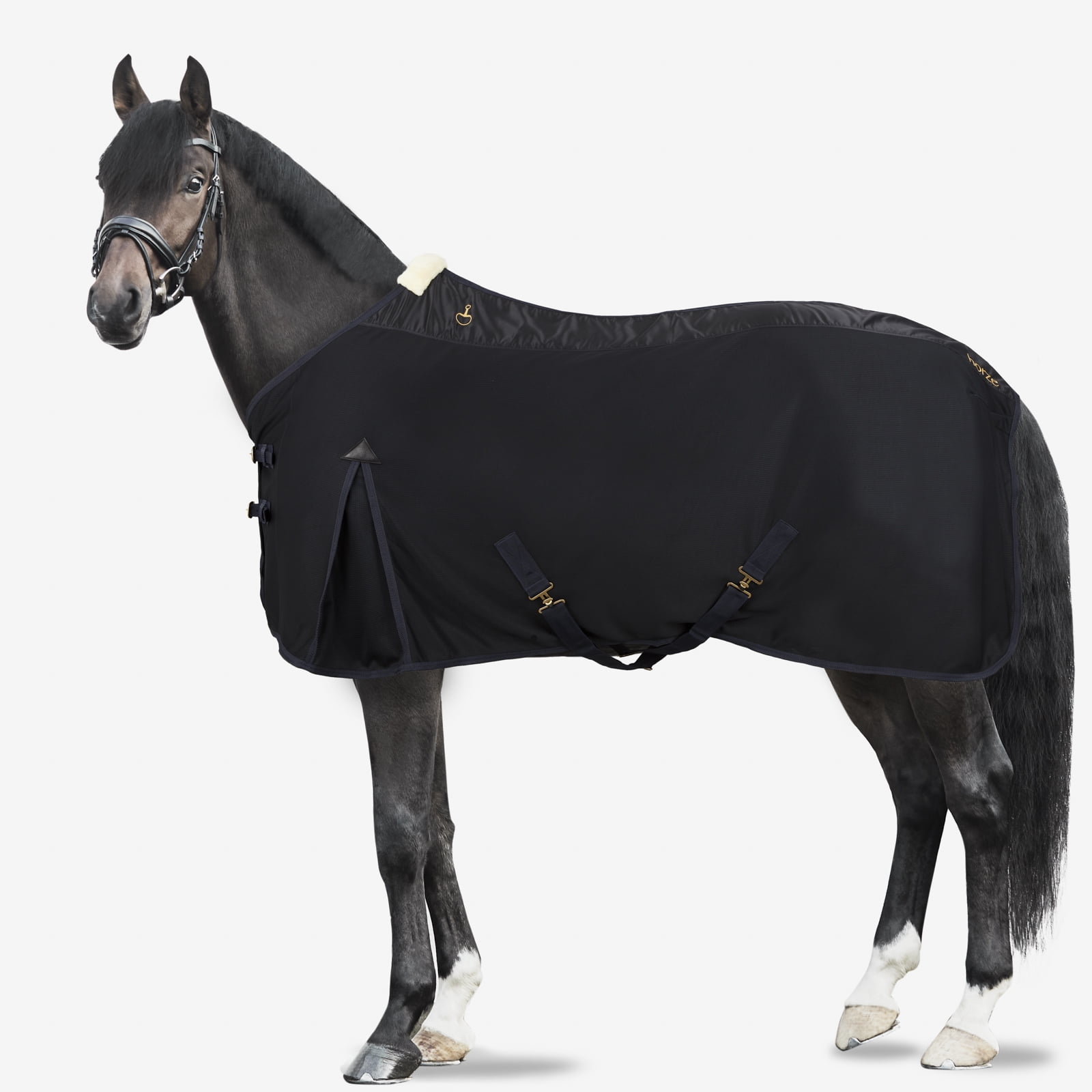 HORZE Houston Summer Horse Mesh Sheet with Cross Surcingles - Walmart.com