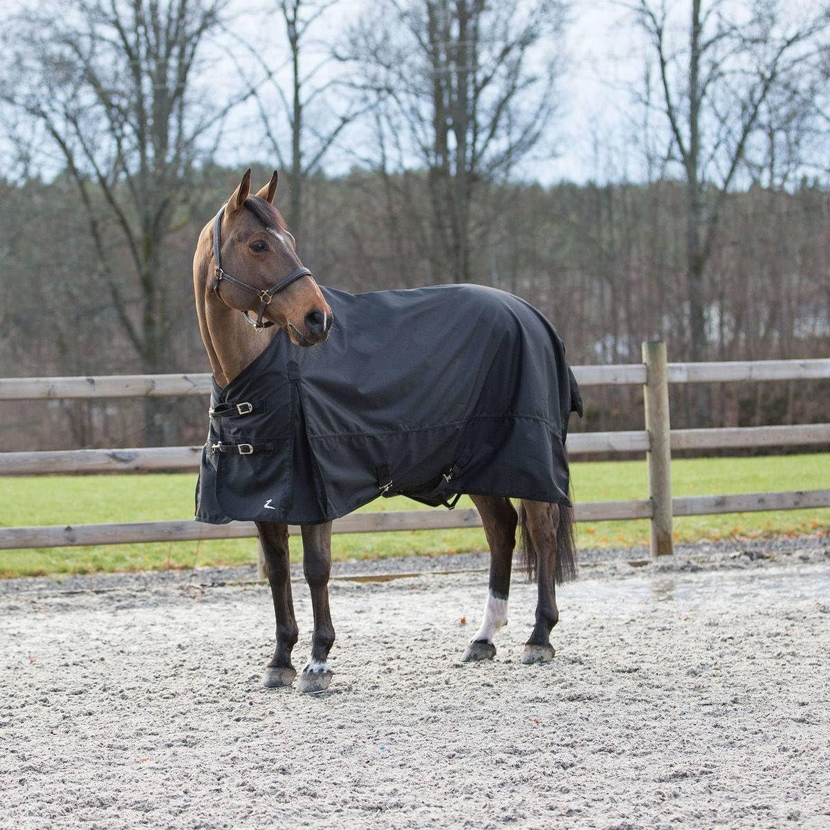 HORZE Nevada 1200D Lightweight Waterproof Horse Turnout Rain Sheet (No ...