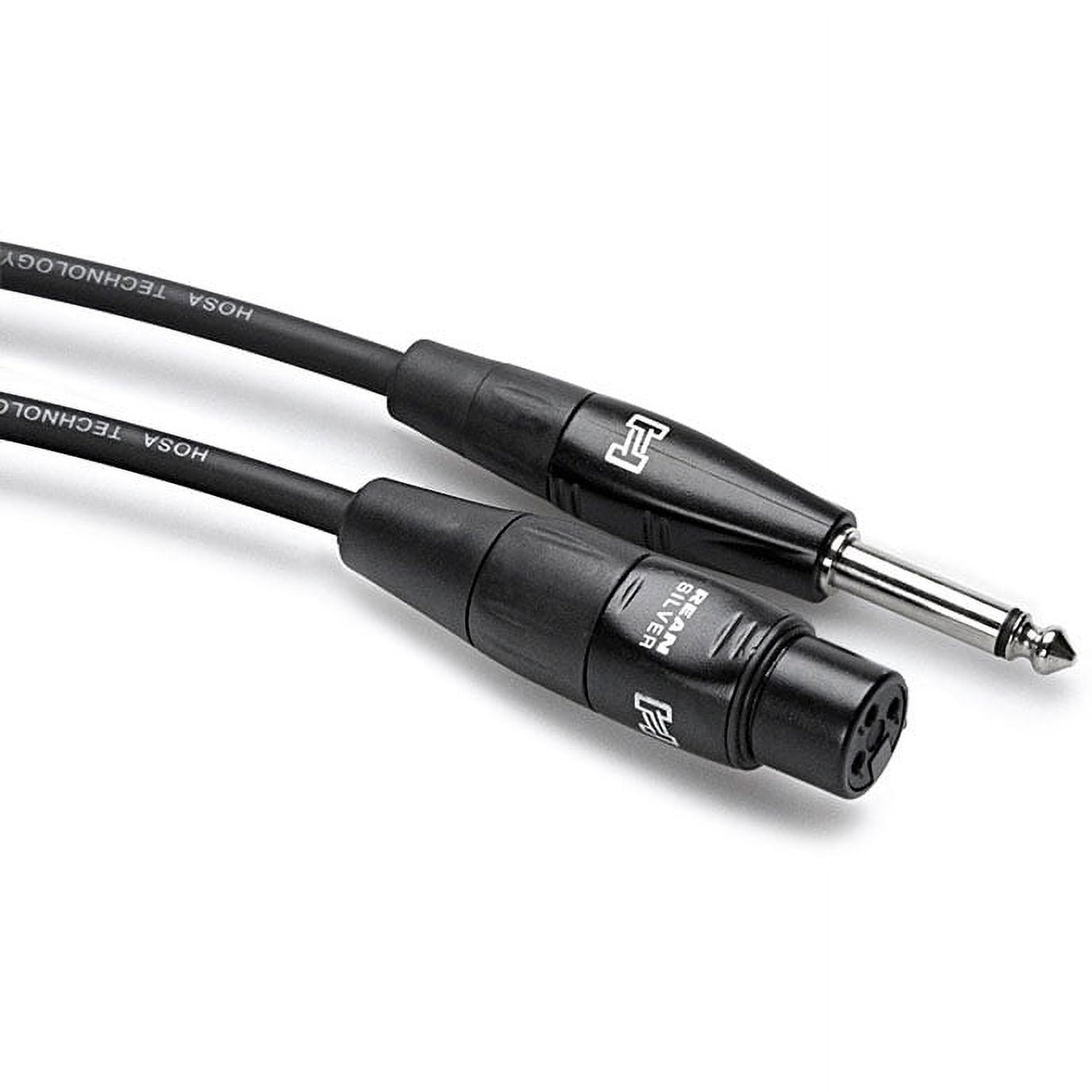 HOSA TECHNOLOGY 10 feet Pro Microphone Cable - Rean XLR3F to .25 in. TS ...