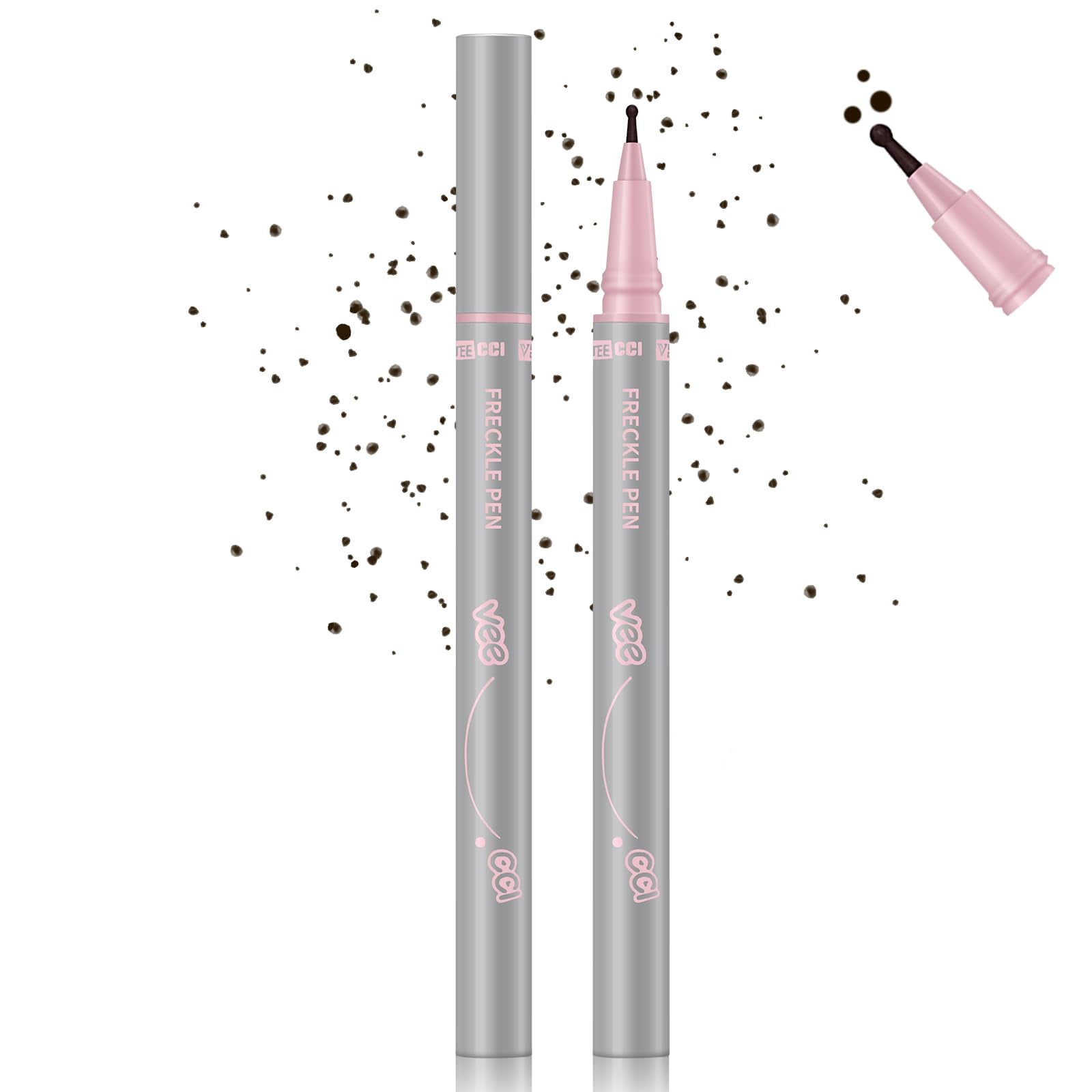 HOSAILY Freckle Pen, Natural Lifelike Freckle Stamp Pen Soft Dot Spot ...
