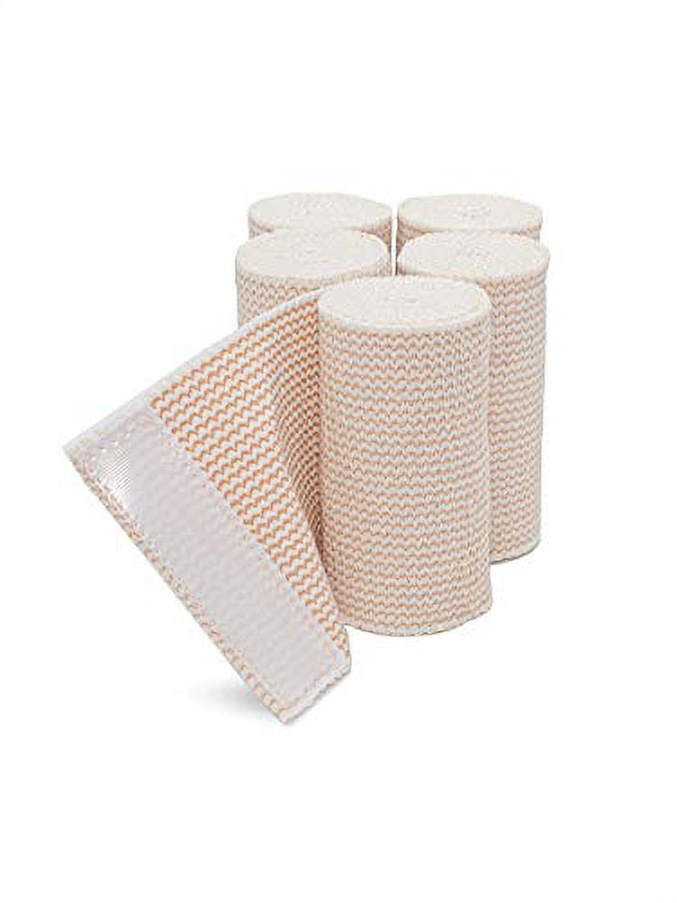 HOSPORA Cotton Elastic Bandage, 4 Inch x 13-15 feet Stretched Length ...