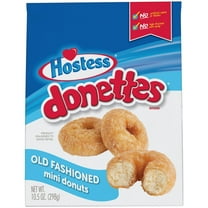 Hostess Mini Donettes Crunch Doughnuts, Single Serve, 6 Count, 4 oz ...