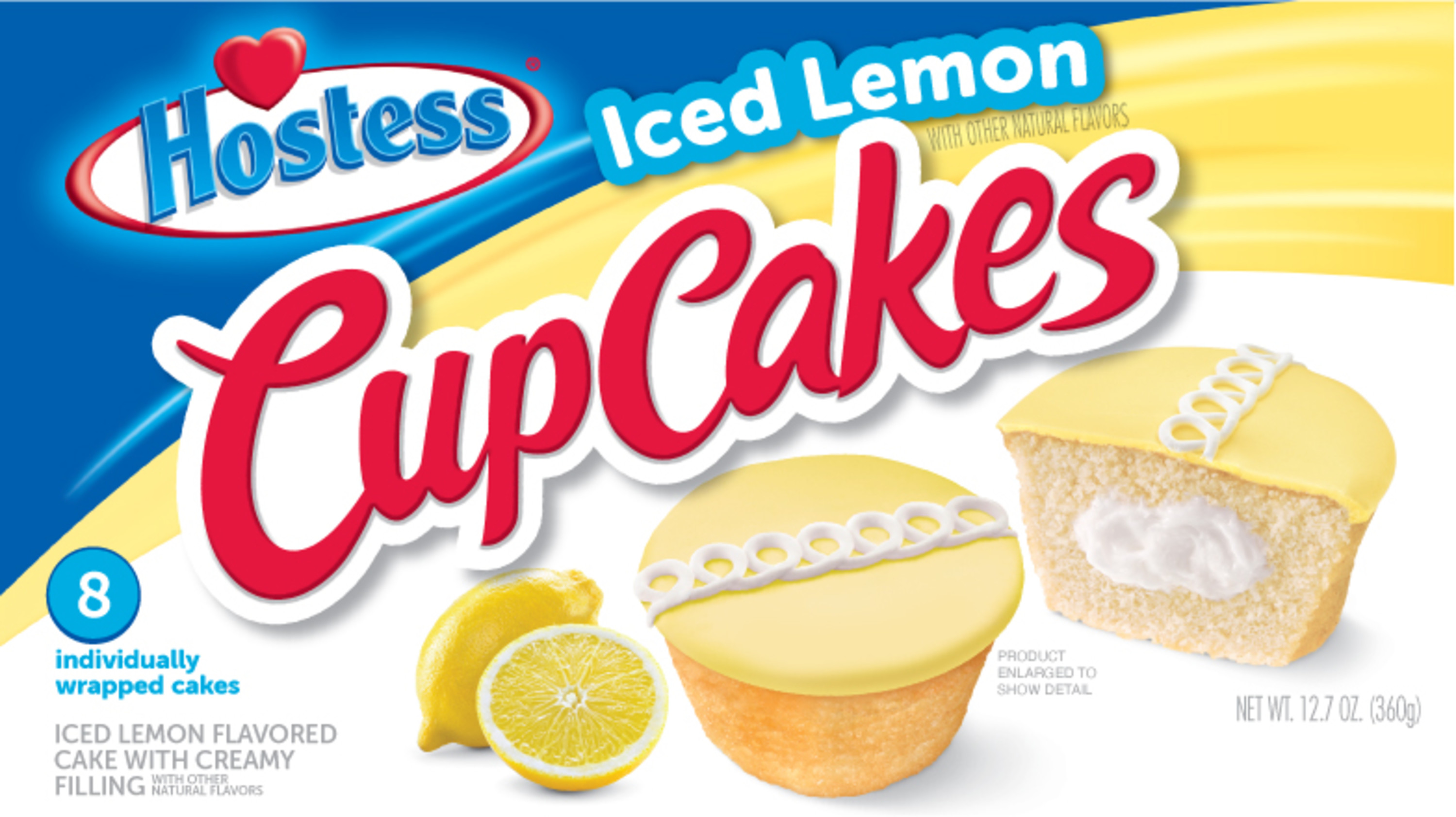 Hostess Baseball Cupcakes Yellow - 8 CT - Walmart.com