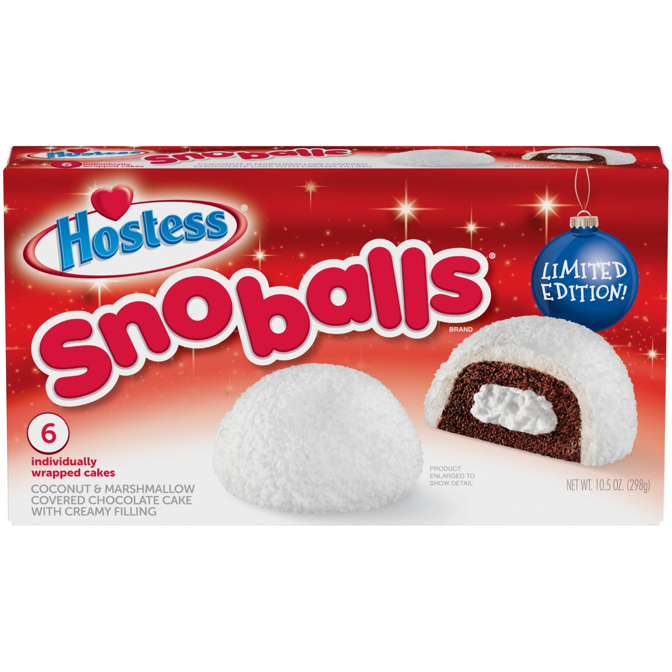 Hostess Snowballs, Coconut and Marshmallow Chocolate Cake , Creamy ...