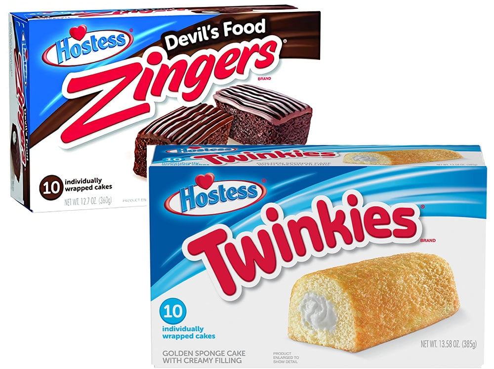 HOSTESS TWINKIES, Creamy Golden Sponge Cake, Individually Wrapped - 13. ...