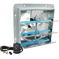 HOSTIC 12 Inch Shutter Exhaust Fan, Exhaust Fan Wall Mounted with Speed ...