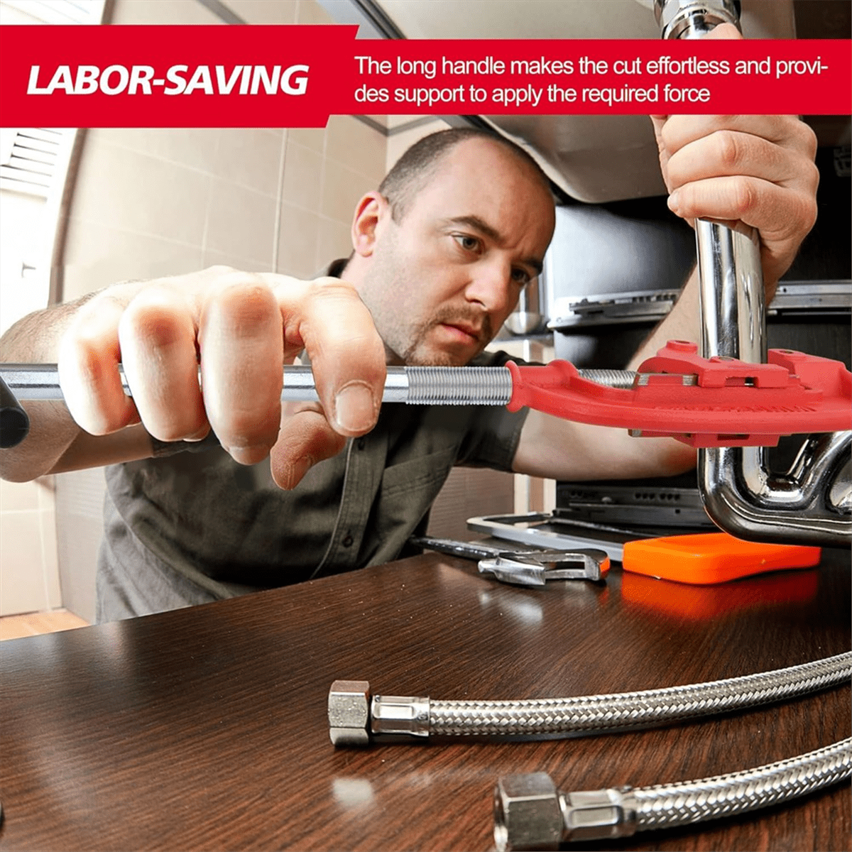 HOT! 1-3 Inch Pipe Cutter Tool with Extra Blade-Professional Tubing ...