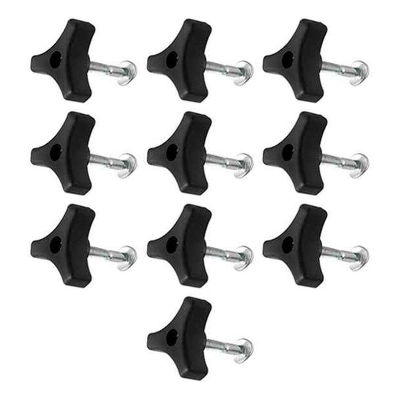 HOT 10 Set Triangle Handle Bar Wheel Knob and Bolt Fasteners ...