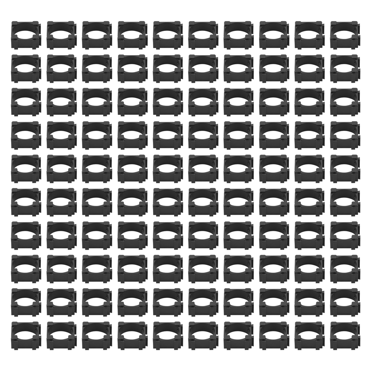 HOT! 100Pcs 18650 Lithium Cell Cylindrical Battery Case Holder Bracket ...