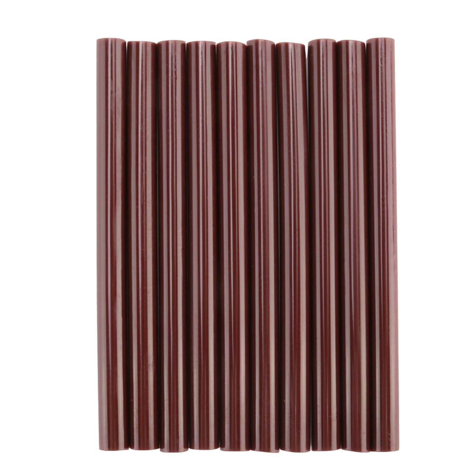 10pcs 100mm x 7mm Adhesive Hot Melt Glue Sticks For Hot Melt Glue Brown ...