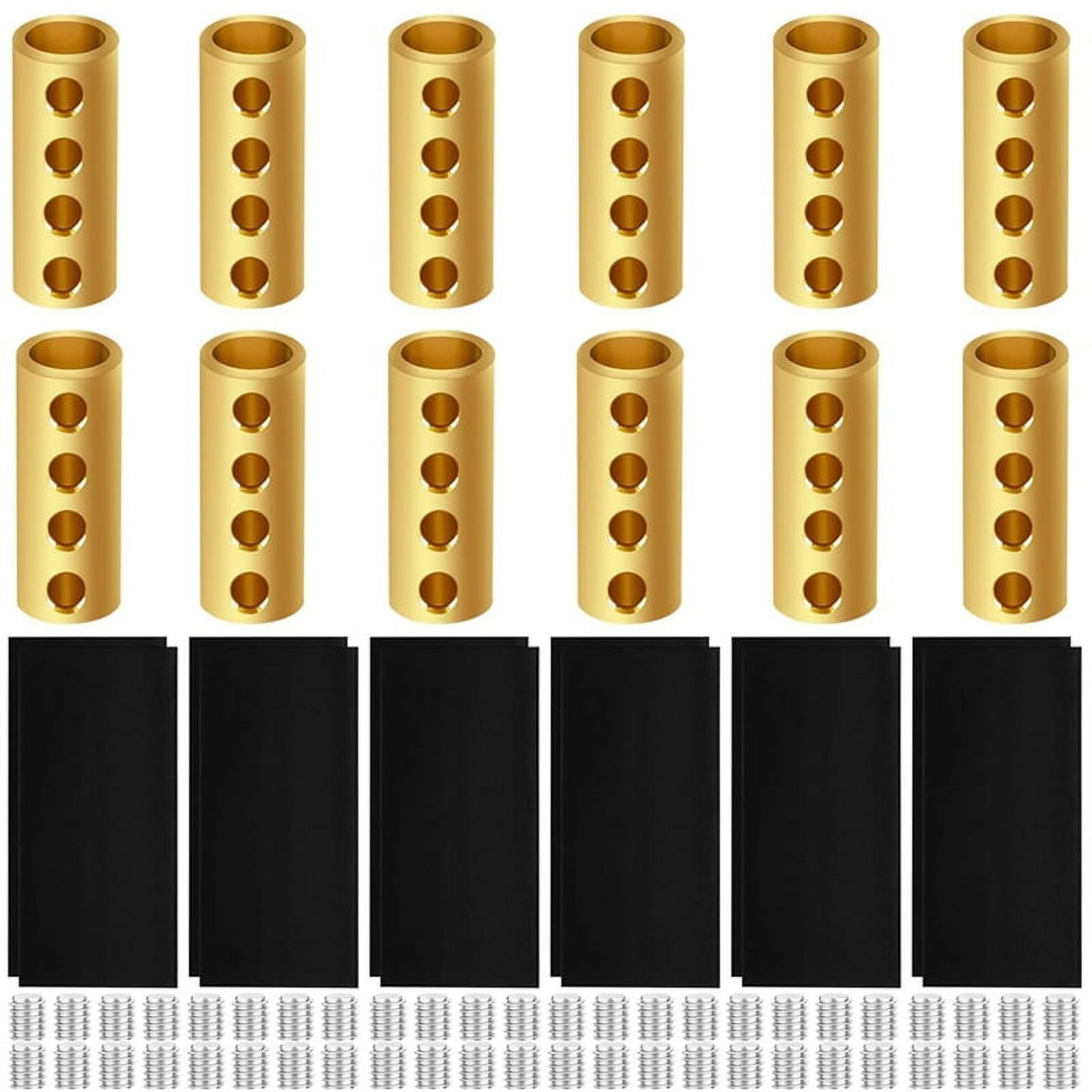 HOT! 12Pcs 6 AWG Gauge Wire Connector Nut Kit,80A Electric Connectors ...