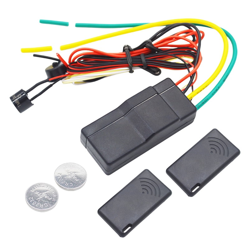 HOT 12V Car Immobilizer Anti-Hijacking 2.4GHz RFID Wireless Engine Lock ...