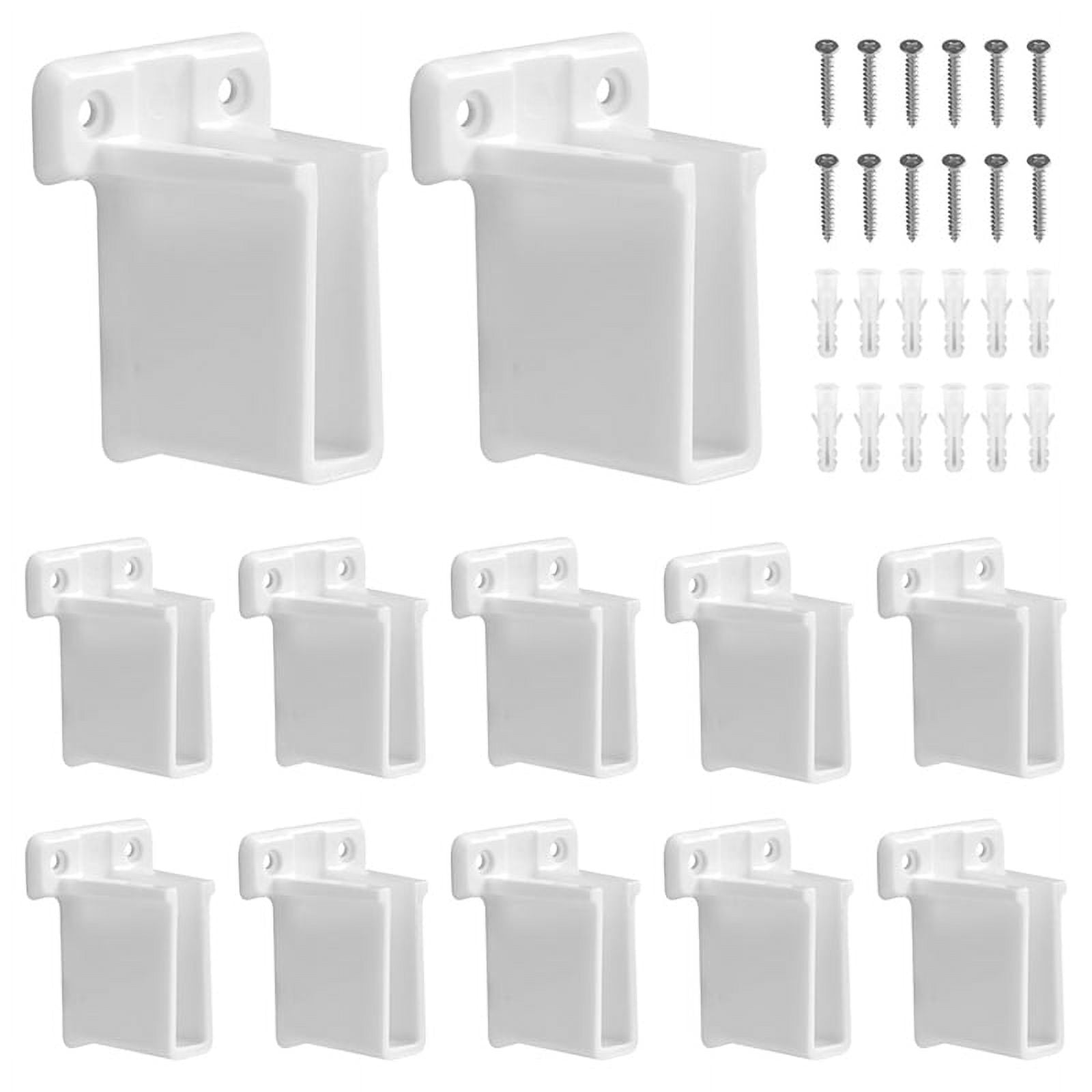 HOT 12pcs Wire Shelf End Brackets, Heavy Duty Closet Shelves Brackets ...
